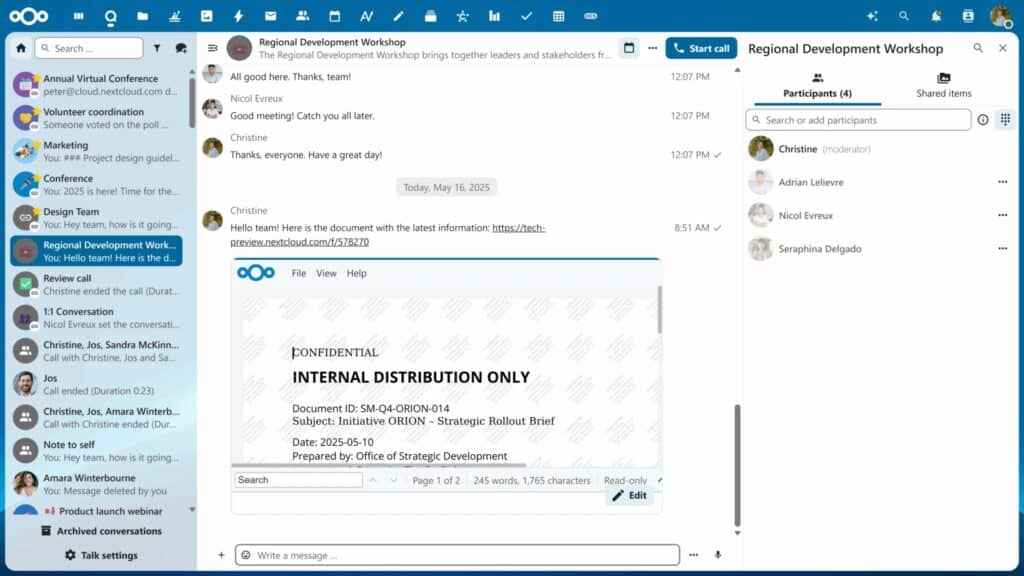 Nextcloud lanza Talk “Munich”: una alternativa soberana y resiliente a Microsoft Teams - Revista ...