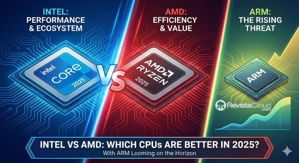 Intel vs AMD en 2025: la batalla x86 sigue… pero ARM ya se ha sentado a ...